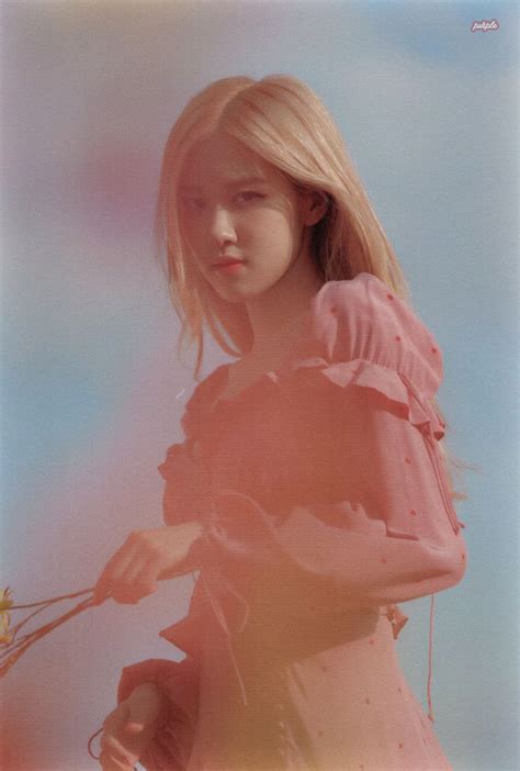BLACKPINK Rosé 2020 Welcoming Collection 블랙 핑크 모델 사진 핑크