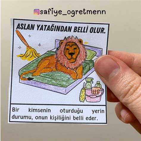 Resimli Atasözleri ve Anlamları İlkokul Burada