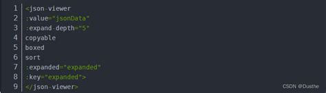 使用vue json viewer实现高亮展示、折叠和复制json数据 csdn博客