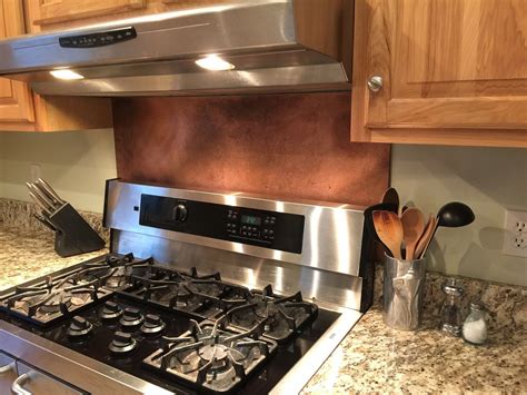 20 Metal Backsplash Behind Stove The Urban Decor