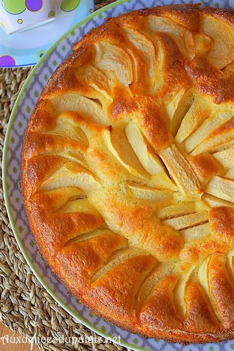 Gâteau aux pommes et mascarpone Aux délices du palais
