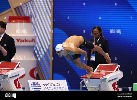 David POPOVICI ROU During The Men 100m Freestyle Final Swimming Event