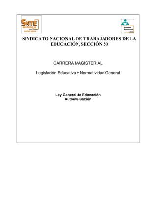 Cuestionario Ley General De Educacion PDF