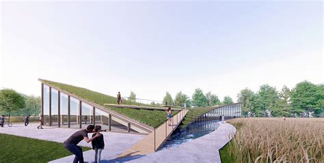 SLIDE 29 Concept 2 View Of Ramp To Green Rooftop Canadian Architect