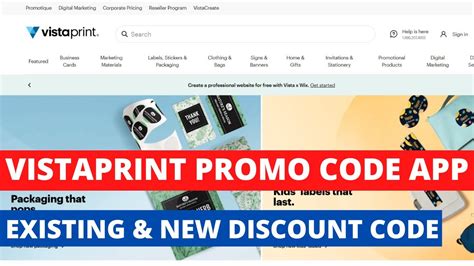 Vistaprint Promo Code App Vistaprint Promo Codes 2022 Vistaprint