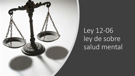 Ley Ley De Sobre Salud Mental Chandelia Herrera Udocz