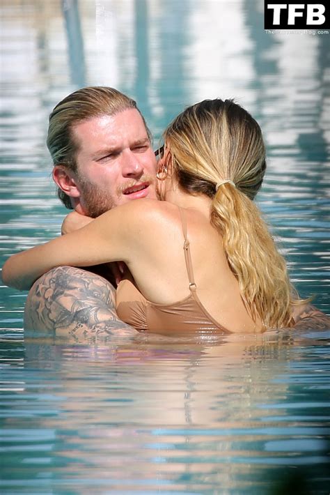 Diletta Leotta Loris Karius Kiss And Shows Some Serious Pda By The
