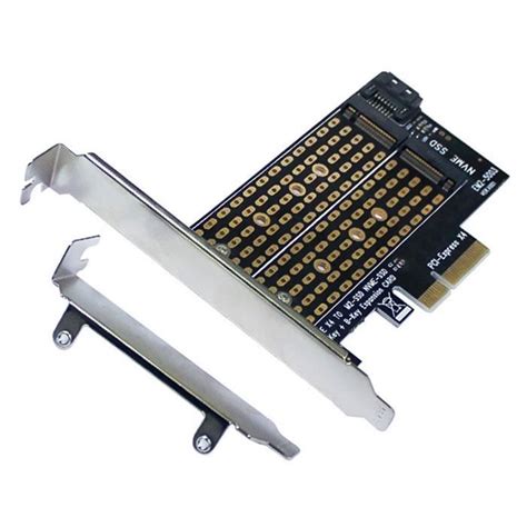 Adaptateur Pcie Vers M Nvme Carte Riser Ajoutez Des Cartes M Type