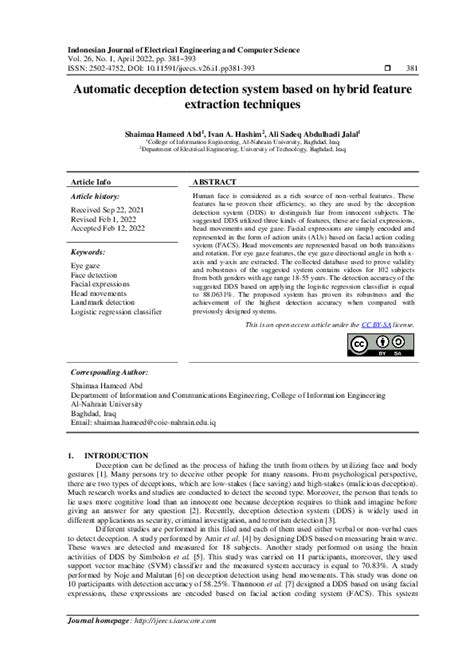 pdf automatic deception detection system based on hybrid feature extraction techniques