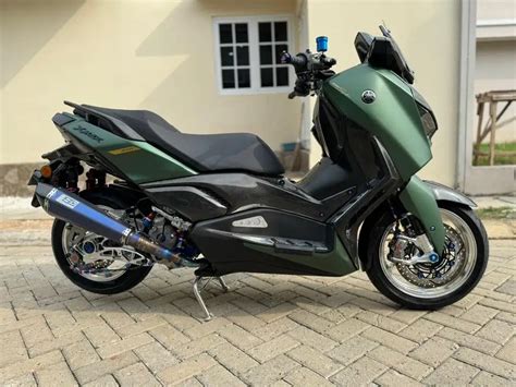 Jual Body Halus Yamaha XMAX New Conected Repaint Hijau Doff Aksesoris