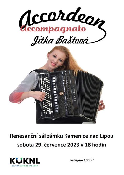 Jitka Baštová Akordeon accompagnato zámek Kamenice n L