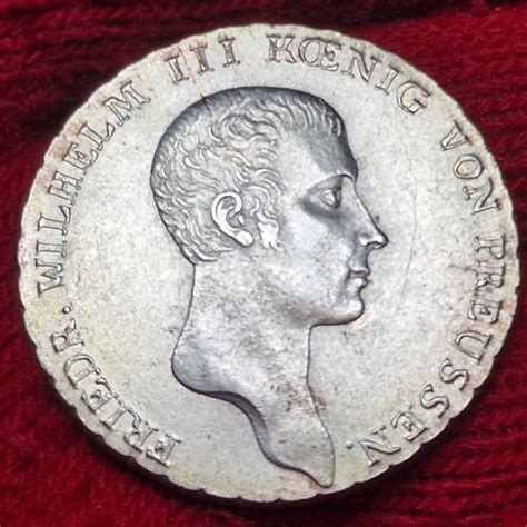Brandenburg Preußen Königreich Germany Prussia Taler 1816 A Friedrich