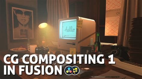 COMP101 สอนการ Compositing เรนเดอรพาส AOV Passes ใน Fusion Davinci