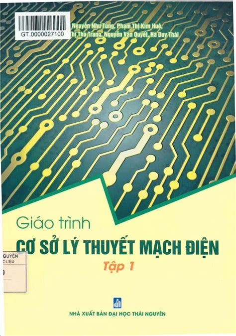 Giáo trình cơ sở lý thuyết mạch điện Tập 1 Giáo trình PDF Thư