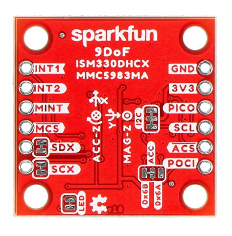 Sparkfun Dof Imu Breakout Ism Dhcx Mmc Ma Qwiic Sen