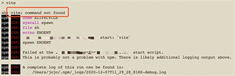 Vite Command Not Found Issue 1215 Vitejs Vite GitHub