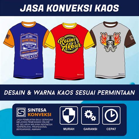 Jasa Sablon Kaos 1 Vendor Tempat Pembuatan Kaos Murah