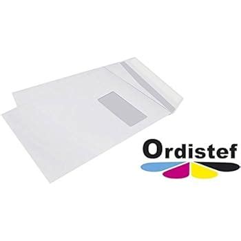 Enveloppe A4 Blanche C4 229x324 90g Fenêtre 50 Bande Siliconnée Boite