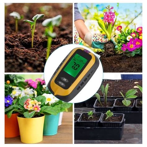 LSS testeur de sol PH mètre Testeur de PH léger 4 en 1 testeur de