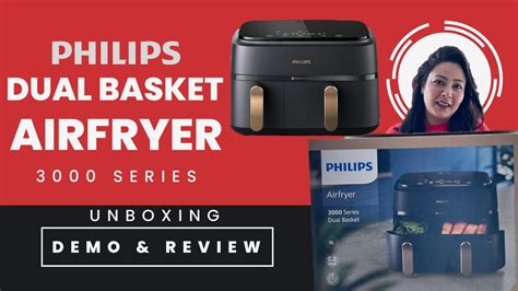 Latest Philips Dual Basket Air Fryer 3000 Series Unboxing Review