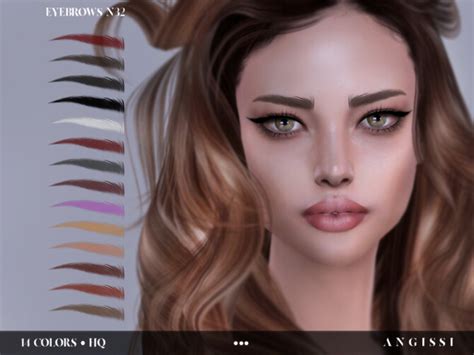 Eyebrows N32 By ANGISSI At TSR Sims 4 CC