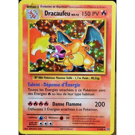 Carte Pok Mon Dracaufeu Niv Pv Holo Xy Evolutions