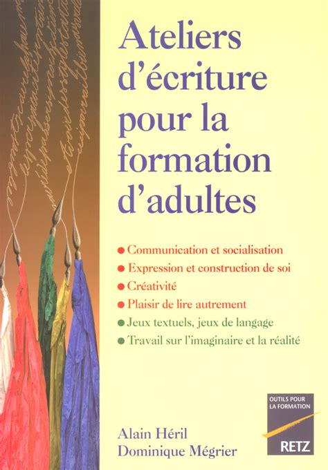 Ateliers d écriture pour la formation d adultes Ouvrage papier
