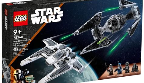 LEGO Star Wars 75348 Mandalorian Fang Fighter Vs TIE Interceptor May