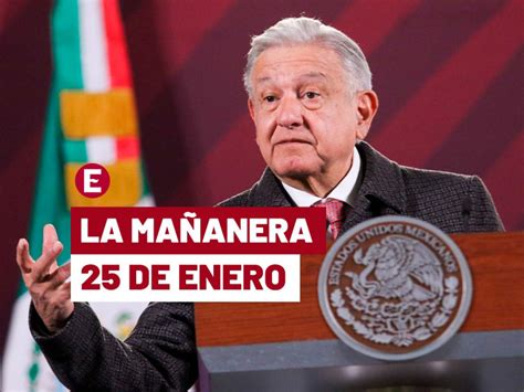 Mañanera de AMLO hoy 25 de enero de 2023 en vivo
