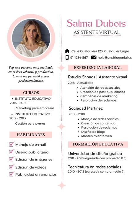 Plantillas Para Curriculum Vitae