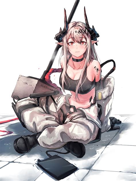 Mudrock Arknights Drawn By Lownd Danbooru