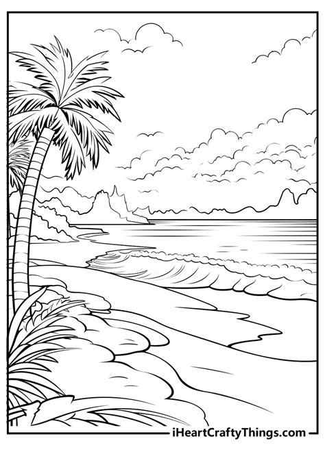 Printable Landscape Coloring Pages Updated Worksheets Library