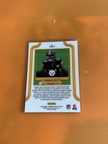 2022 Panini Donruss The Elite Series Rookies ESR 21 George Pickens