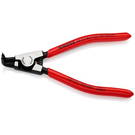Pince pour circlips extérieurs coudée à 90 de 10 à 25mm Gainage PVC