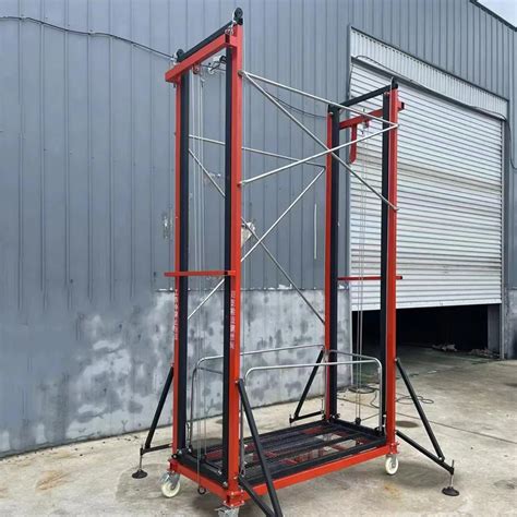 Electric Scaffolding For Construction Decoration Ladder Climbing Lift