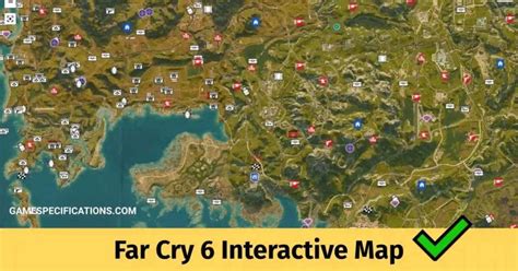 Far Cry Interactive Map Full World Map Of Yara With Markers Game