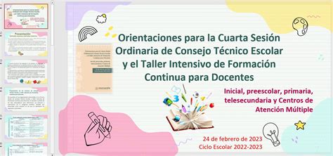 Presentación en PowerPoint y PDF de las Orientaciones para la Cuarta
