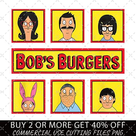 Bob S Burgers Belcher Squares Png Bob Burgers Png Louise Belcher Tina