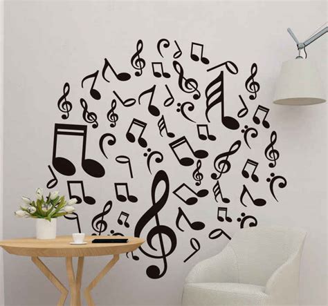 Sticker Mural Note De Musique Notes De Musique TenStickers