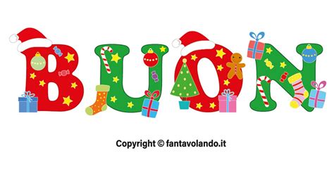 Festone Con La Scritta Buon Natale Artofit