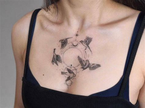 Best Chest Tattoos For Women In Dezayno