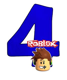 Abecedario y números Roblox Imprimibles para fiestas gratis
