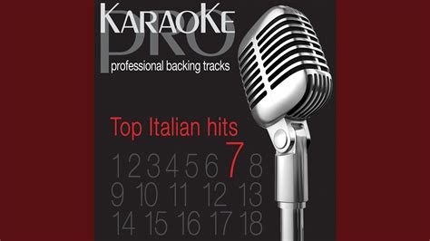 Una Vecchia Canzone Italiana Karaoke Version In The Style Of Squadra