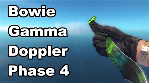 Bowie Gamma Doppler Phase 4 CSGO Skin Showcase YouTube