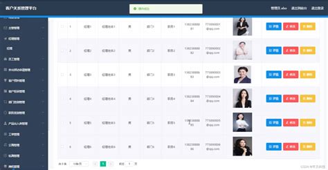 java毕设项目客户关系管理平台（java vue mybatis maven mysql） java 人力资源有限公司客户关系管理平台项目表述 csdn博客