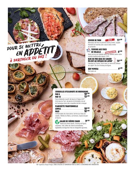 Menù completo e carta 2024 Restaurant La Boucherie a Puget sur Argens