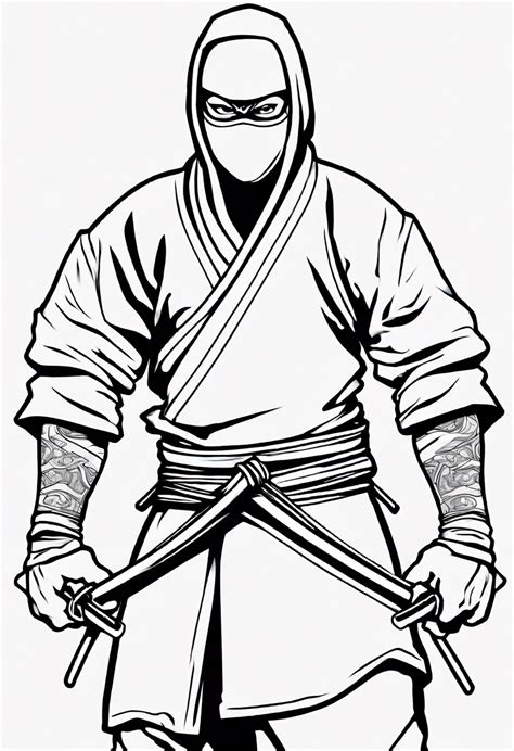 1 Ninja Coloring Pages ColorBliss Art