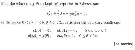 polar laplace equation