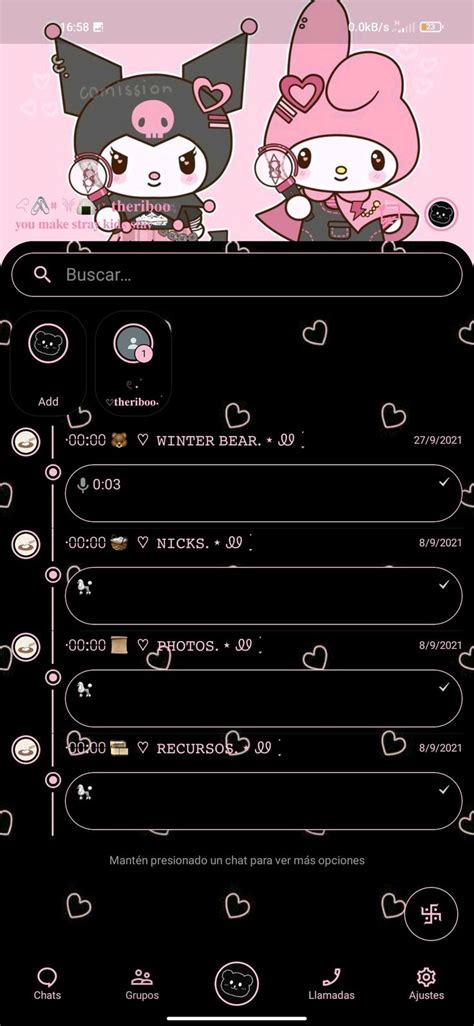 WhatsApp Delta Theme Kmmydarkpink By Theriboo Whatsapp Temas Temas