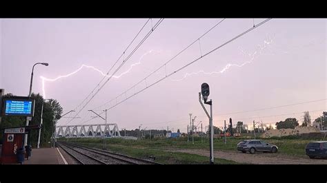 Burza Superkomórkowa Warszawa 17 07 2023 Microburst YouTube